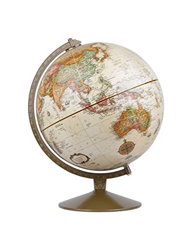 Replogle Globes Franklin World Globe, Antique Ocean, 12-Inch Diameter,Over 4,000 Place Names