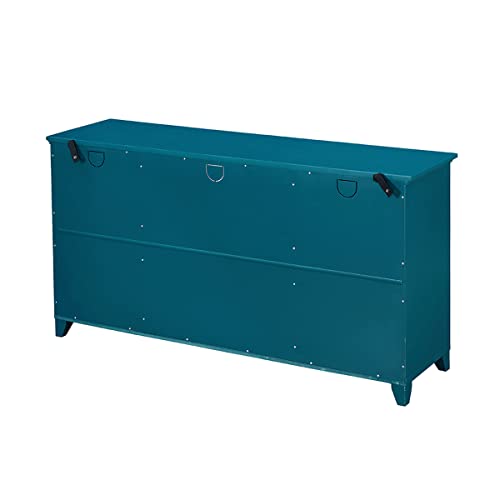 LKTART 60'' Modern Wood Buffet Sideboard Storage Cabinet with 2 Doors and Open Shelves Sideboard Entry Console Table for Living Room Dining Room Kitchen Hallway