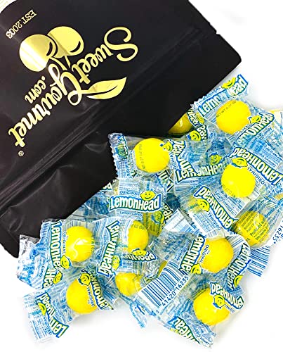 SweetGourmet Original LemonHead Candy Wrapped Bulk | 1 Pound