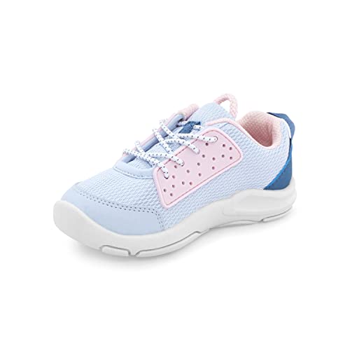 OshKosh B'Gosh Girls Junip Slip-On Sneaker, Light Grey, 7 Toddler