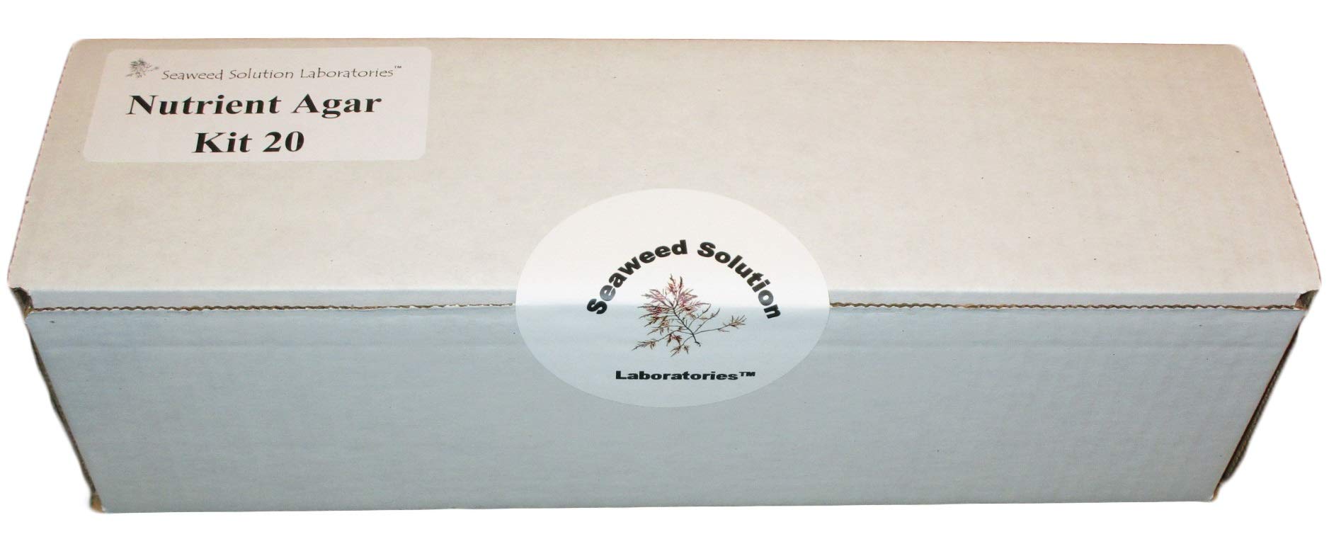 Nutrient Agar Kit, Includes 20 Sterile Petri Dishes with Lids & 20 Sterile Cotton Swabs