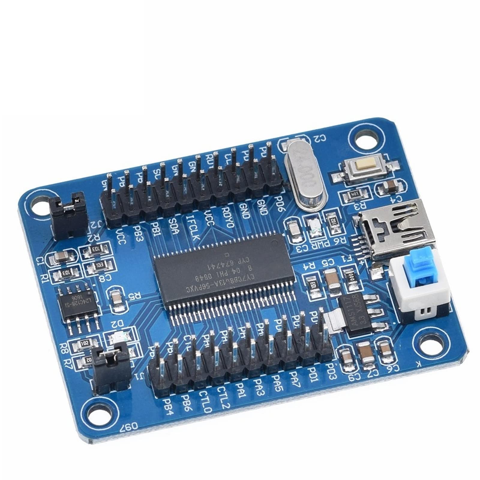 HIFASI EZ-USB FX2LP CY7C68013A USB Core Board Development Board USB Logic Analyzer with I2C Serial SPI Interface Module Mini USB