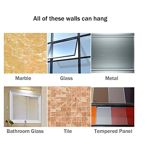 Wall Hooks Transparent Hook Free Nails,Waterproof and Oilproof for Keys Bathroom Shower Outdoor Kitchen Door Home Improvement Sticky Hook 20 Pack