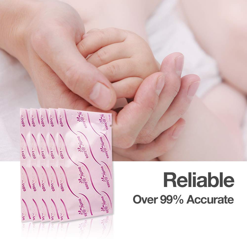 Easy@Home Ovulation Test and Pregnancy Test Kit, 50LH+20HCG Strips Combo+25HCG Strips