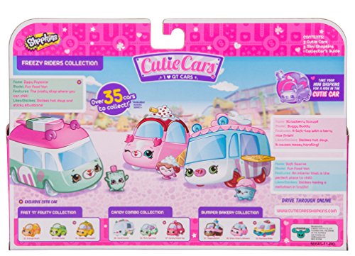 Shopkins Cutie Car Spk Season 1 Freezy Riders Toy 3 Pack