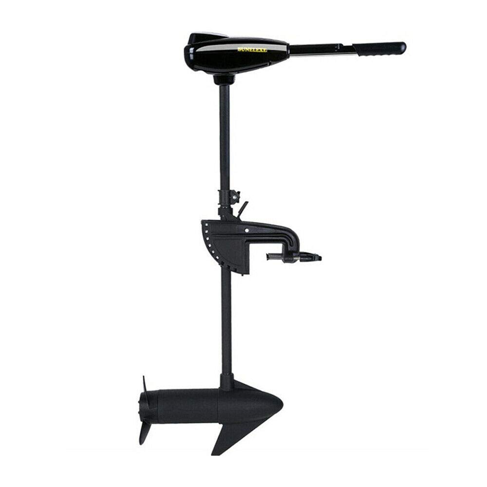 Electric Trolling Motor w/Brackets, Bow Mount Trolling Motor Battery Clamp, 6 Speed