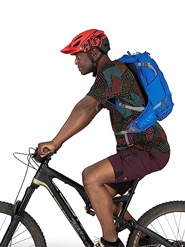 Osprey Raptor 14L Men's Biking Backpack with Hydraulics Reservoir, Postal Blue, One Size