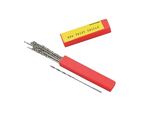 HSS Jobbers Twist Drill Size # 77, 0.46mm, 0.018' Made in The U.K. (Dormer) Package of 10