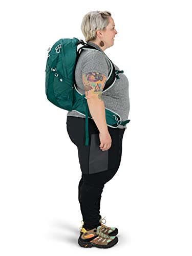 Osprey Tempest 20L Women's Hiking Backpack with Hipbelt, Jasper Green, WM/L, Extended Fit