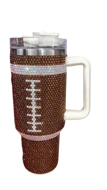 Live Love Gameday® Crystal Football Blinged Out 40 Oz. Tumbler