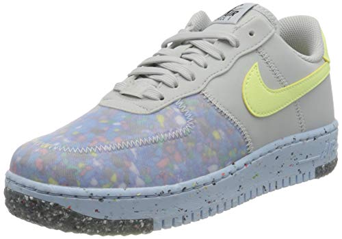 Nike Women's Air Force 1 Crater Basketball Shoe, Pure Platinum Barely Volt Summit White, 4 UK