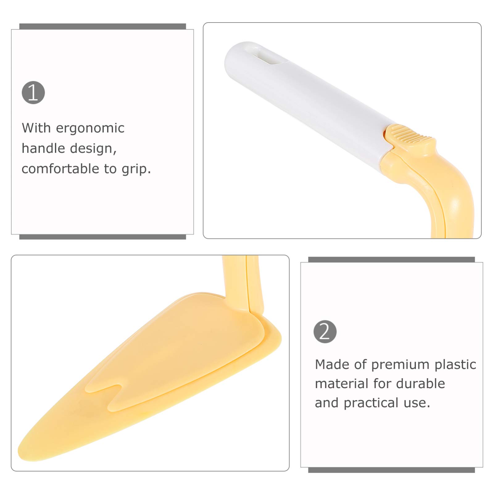 Hemoton Pie Server Cake Cutter Dessert Slicer Spatula Pizza Shovel Dough Pastry Scraper for Pizza Food Tart Cheese Home Restaurant