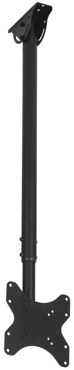Displays2go SLC2342LBK TV Ceiling Mount Bracket for 23-42 Inch Screens, Swivel & Tilting, Adjustable, Black Steel