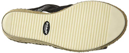 Dr. Scholl's Shoes Women's Vacay Espadrille Wedge Sandal, Black Altitude Print, 6 M US