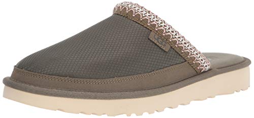 UGG Men's Tasman Slip-On ULD Mono Slipper, Moss Green, 8