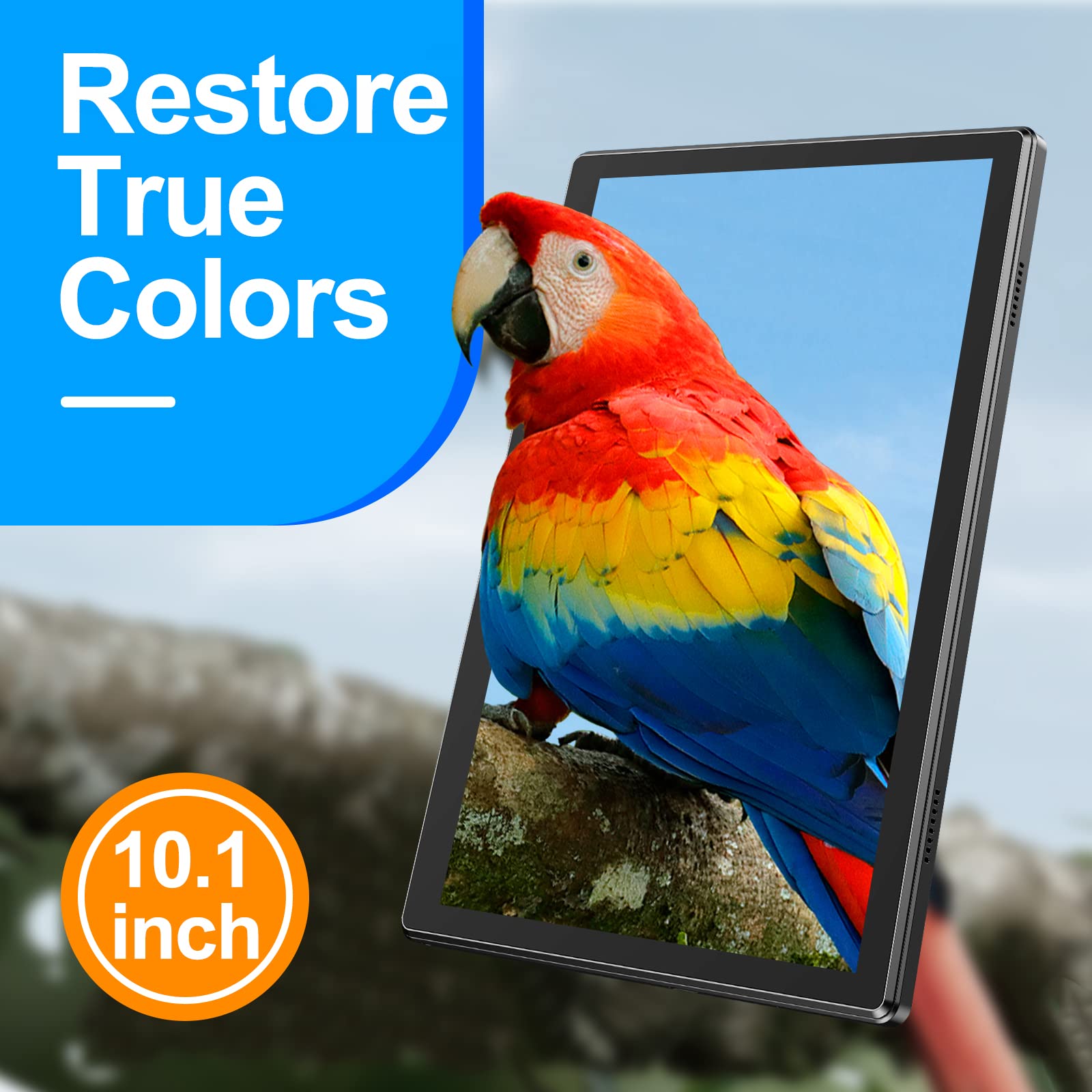 Hoozo Tablet 10 Inch, Android 10.0 Tablet 32GB, 6000mAh Battery Quad Core HD Touchscreen Tablets WiFi Bluetooth 4.2-2PCS