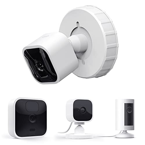 No-Drill Blink Mini Camera Wall Mount Bracket 3-Pack,Compatible Blink Mini Camera/Blink Indoor/Blink Outdoor/Ring Indoor, Highly Adhesive 3M VHB Tape No Tools Required Quick Paste Installation,White