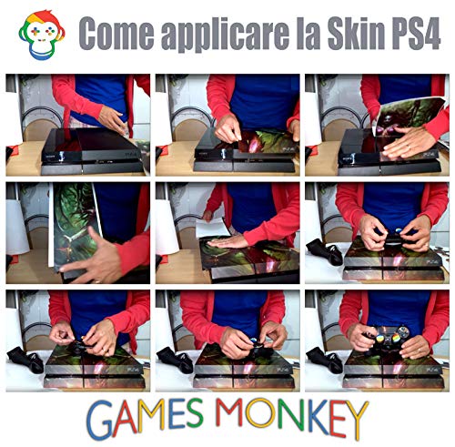 Skin Ps4 Old - Lionel Messi FC BARCELLONA - Limited Edition Decal Cover ADESIVA Playstation 4 Slim Sony Bundle