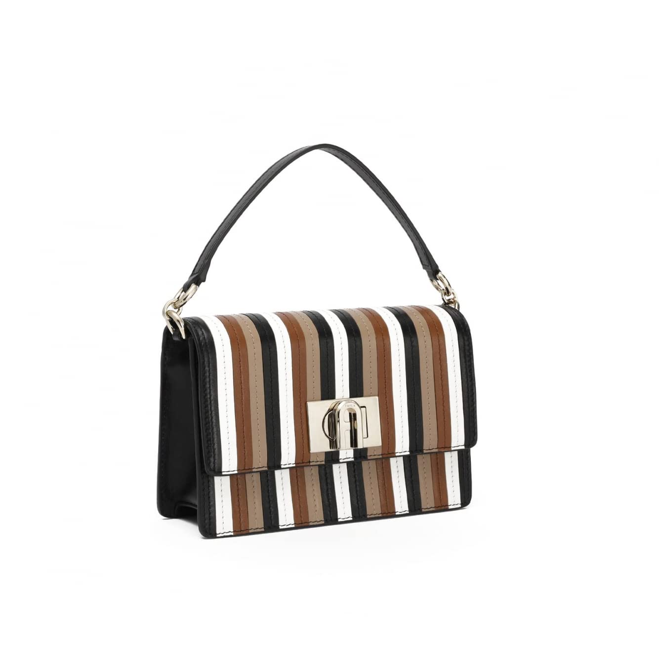 Furla 1927 Mini Crossbody 20 Greige/Nero/Talco/Cognac One Size