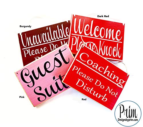 IN SESSION Please Do Not Disturb WELCOME Come on in Two Sided 8x6 Spa Salon Office Wood Open Closed Rustic Custom Sign Welcome Home Office Door Hanger