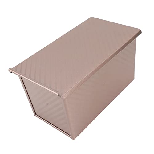 Loaf Pan,DEWIN Loaf Pan with Lid for Baking Bread Nonstick Corrugated Steel Bakeware Mould for Oven Kitchen