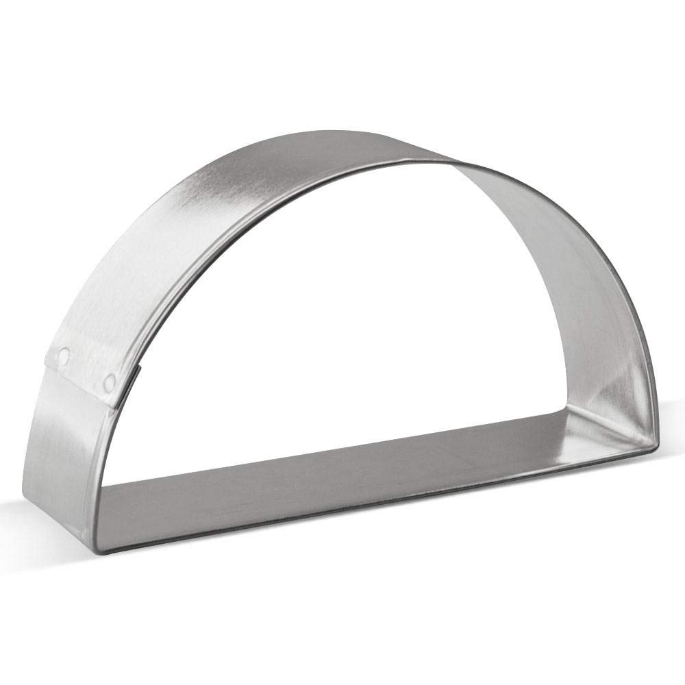 Half Circle/Taco/Lemon Slice/Orange Slice/Lime Slice 3.75 Inch Cookie Cutter from The Cookie Cutter Shop ā Tin Plated Steel Cookie Cutter ā Made in the USA
