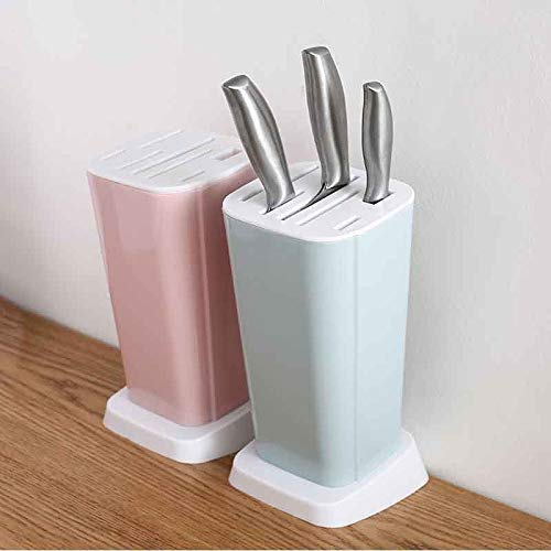 KLHDGFD Tool Holder Kitchen Knife Holder Kitchen Multifunction Plastic Knife Storage Rack Block Holder Stand Mount Stands for Knives (Color : Black-JoJo's Bizarre Adventure1)