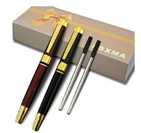 Set Fancy Ballpoint Pen Extra 0.7 mm Pen Core with Black Ink for Pendant Signature and Writing,Come with Nice Gift Box for Colleagues, Friends, Business Gift,Office Supplies