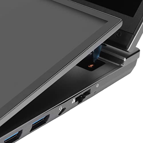 Dual Screen Laptop, Multi Interfaces Laptop Computer 100-240V Split Screen 16in and 14in Screen for Adults for Home (US Plug)