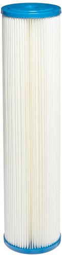 Hydronix SPC-45-2030 Pleated Water Filter Whole House Commercial Industrial Washable and Reusable 4.5" x 20" - 30 micron