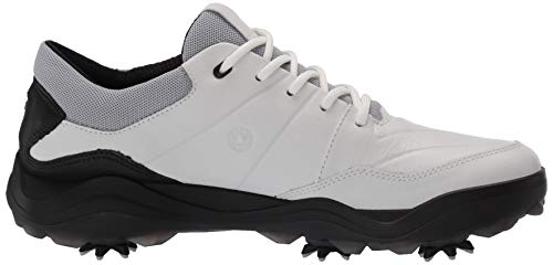 ECCO Men's Strike 2.0 Hydromax Golf Shoe, White, 8-8.5