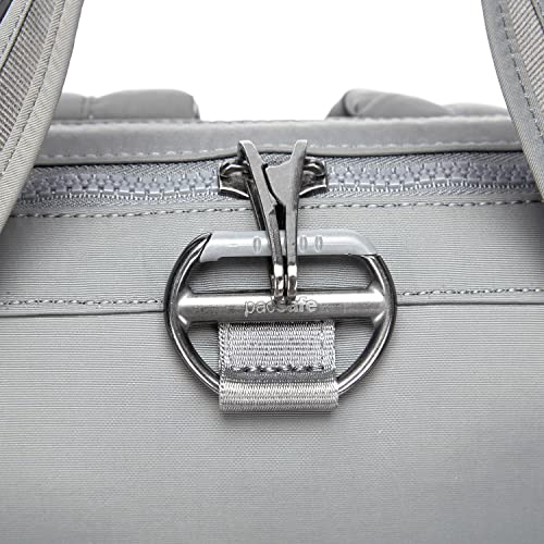 Pacsafe Women's Citysafe CX 17L Anti Theft Backpack-Fits 16 inch Laptop, ECONYL Gravity Gray, One Size