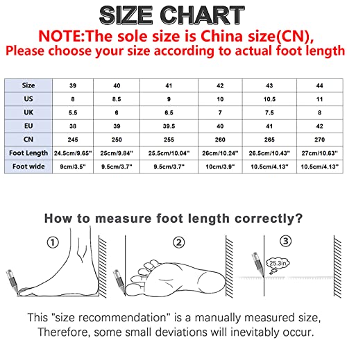 FASDNENDYS Men Wedge Heel Soft Sole Soft Sole Round Toe Breathable Running Western Shoes Sneaker Rack for Men Door Dark Blue