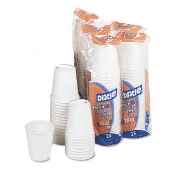 Dixie PerfecTouch Hot Cups CUP,10OZ PERFECTOUCH 500C Q8710A (Pack of2)