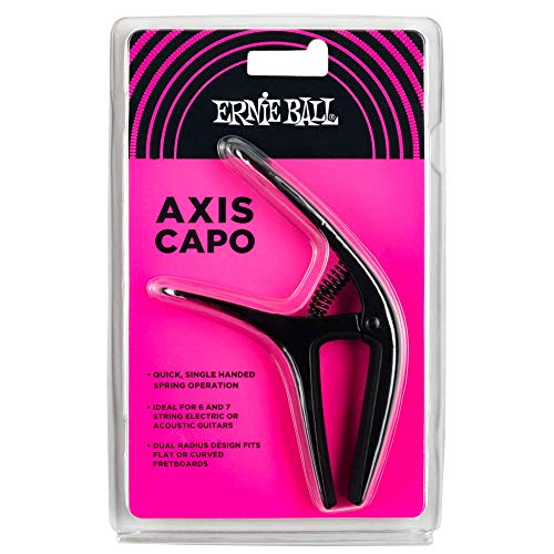Ernie Ball Axis Reversible 2-in-1 Capo - Black Satin