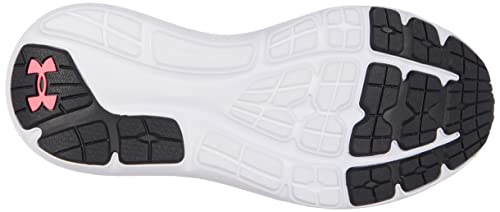 Under Armour Women's Surge 3 Sneaker, (103) Pitch Gray/White/Cerise, 8.5