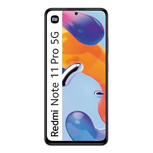 Xiaomi Redmi Note 11 Pro 5G + 4G Global Version 128GB + 8GB Unlocked 6.67" 108MP Camera Night Mode (Not Verizon Sprint Boost Cricket Metro At&T) + Extra (w/Fast Car Charger Bundle) (Polar White)