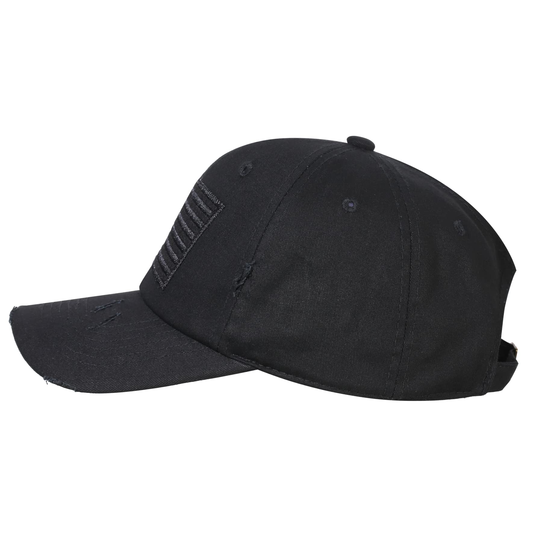 IIN American Flag Baseball Cap for Men Women Low Profile USA Army Tactical Operator Military Plain Dad Hat