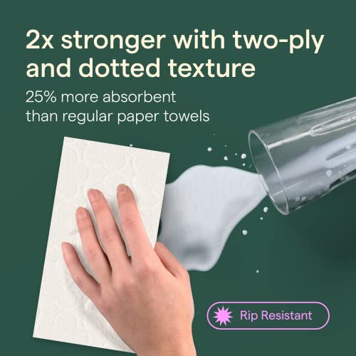 ๐ช๐๐ก๐ก๐๐ฅ ๐ฎ๐ฌ๐ฎ๐ฏ* Bamboo Paper Towels - Kitchen Paper Towel w/ 6 x 2-Ply Kitchen Rolls - Washable Paper Towels for Kitchen, Absorbent Towel Kitchen Roll - Biodegradable, Plastic and Chemical Free