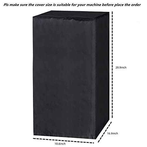 PASONIKA Ice Maker Food Processor Cover, Countertop Appliances Ice Machine Cover Stand Mixer Cover, Dust Resistant Protector, Black