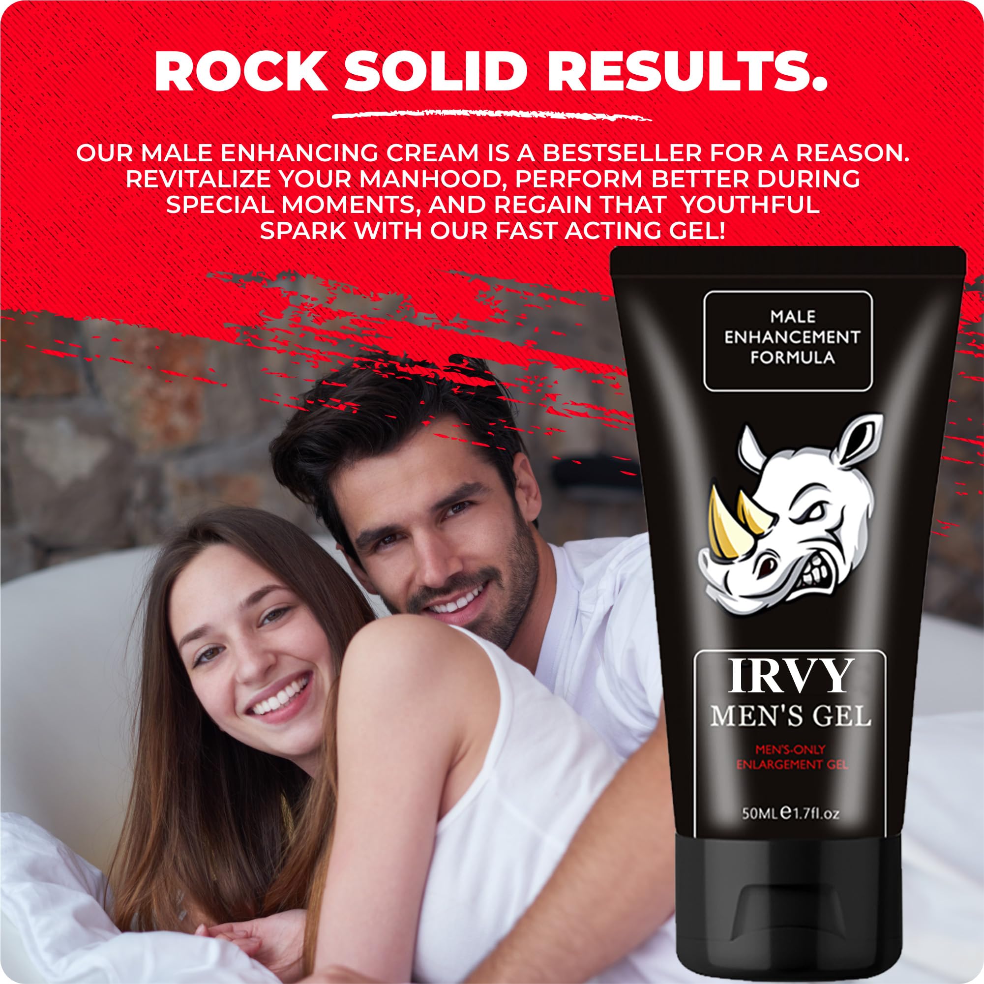 IRVY Gel Gold for Men Cream Massage Gel (Gold Gel)