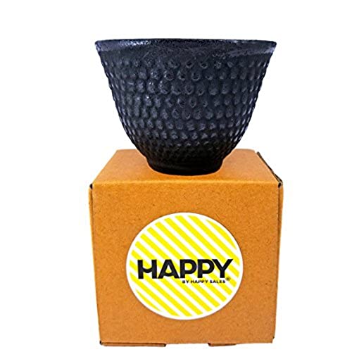 Happy Sales HSCT-ARB07 , Cast Iron Teacup ARR Black