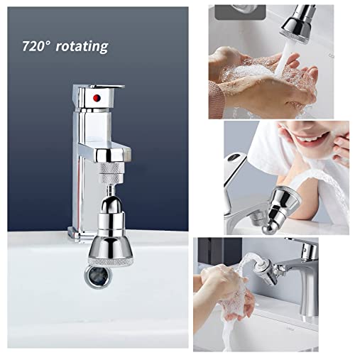 Kitchen Faucet Sprayer Attachment, Filter Faucet Aerator 360°rotating Faucet Extender, Suitable for Kitchen Sink,Bathroom Sink.