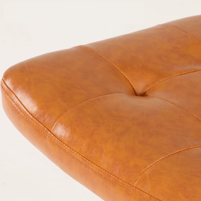 LUKEO Rattan Computer Chair Retro Rotating Chair Comfortable Study Desk Seat Breathable Armrest Office Furniture