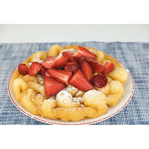 Krusteaz Professional Funnel Cake Mix, 5 lb Box with Krusteaz Professional Dessert Server