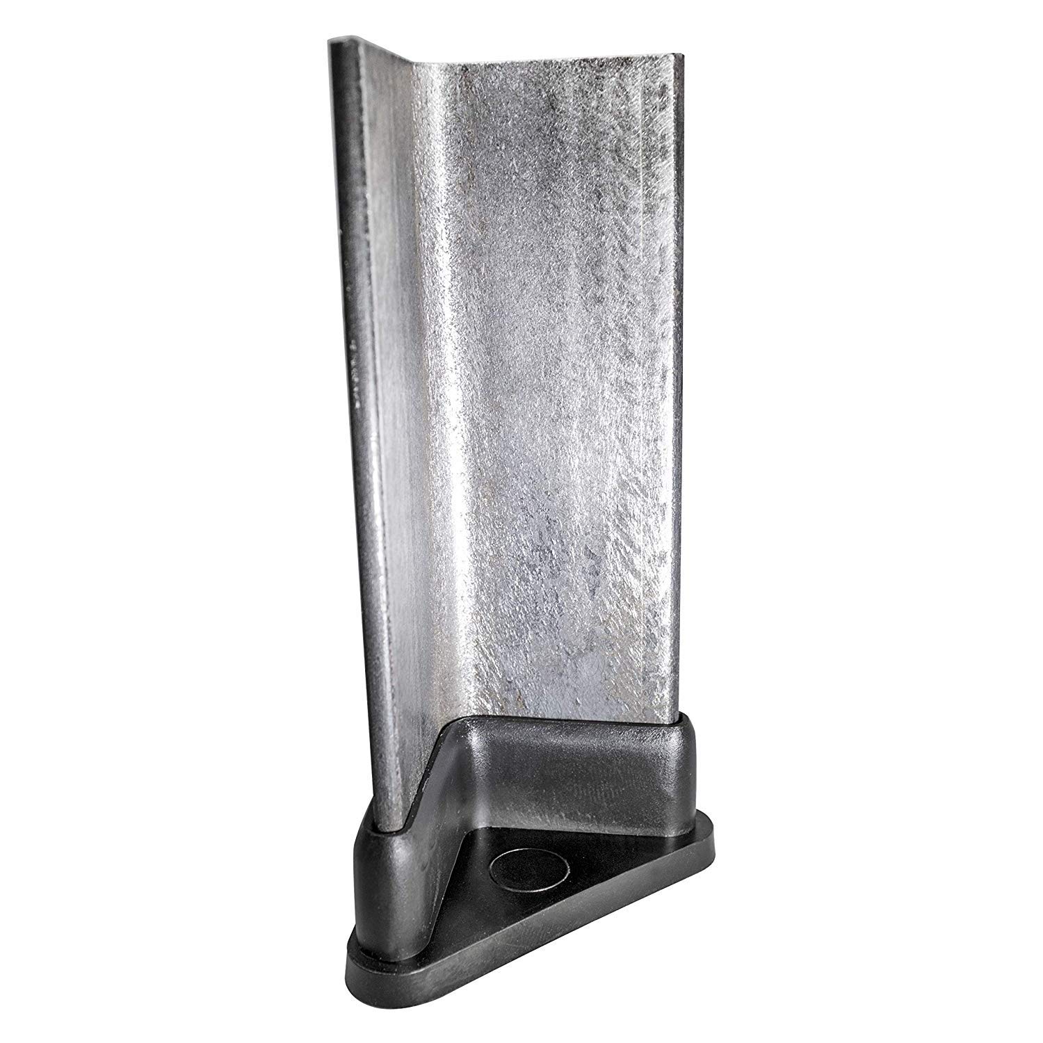 Prescott Plastics 1.5" Inch Angle Iron Plug Insert (10 Pack), Black L Shaped End Cap for Metal Tubing, Fence, Glide Insert for Pipe Post, Chairs and Furniture Legs