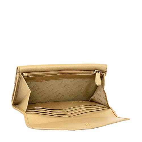 eské Bianca - Envelope Wallet in Genuine Leather - RFID - Holds Cards, Coins and Bills - Compact Design with Pockets - For Everyday Use - Travel Friendly - Water Resistant - For Women