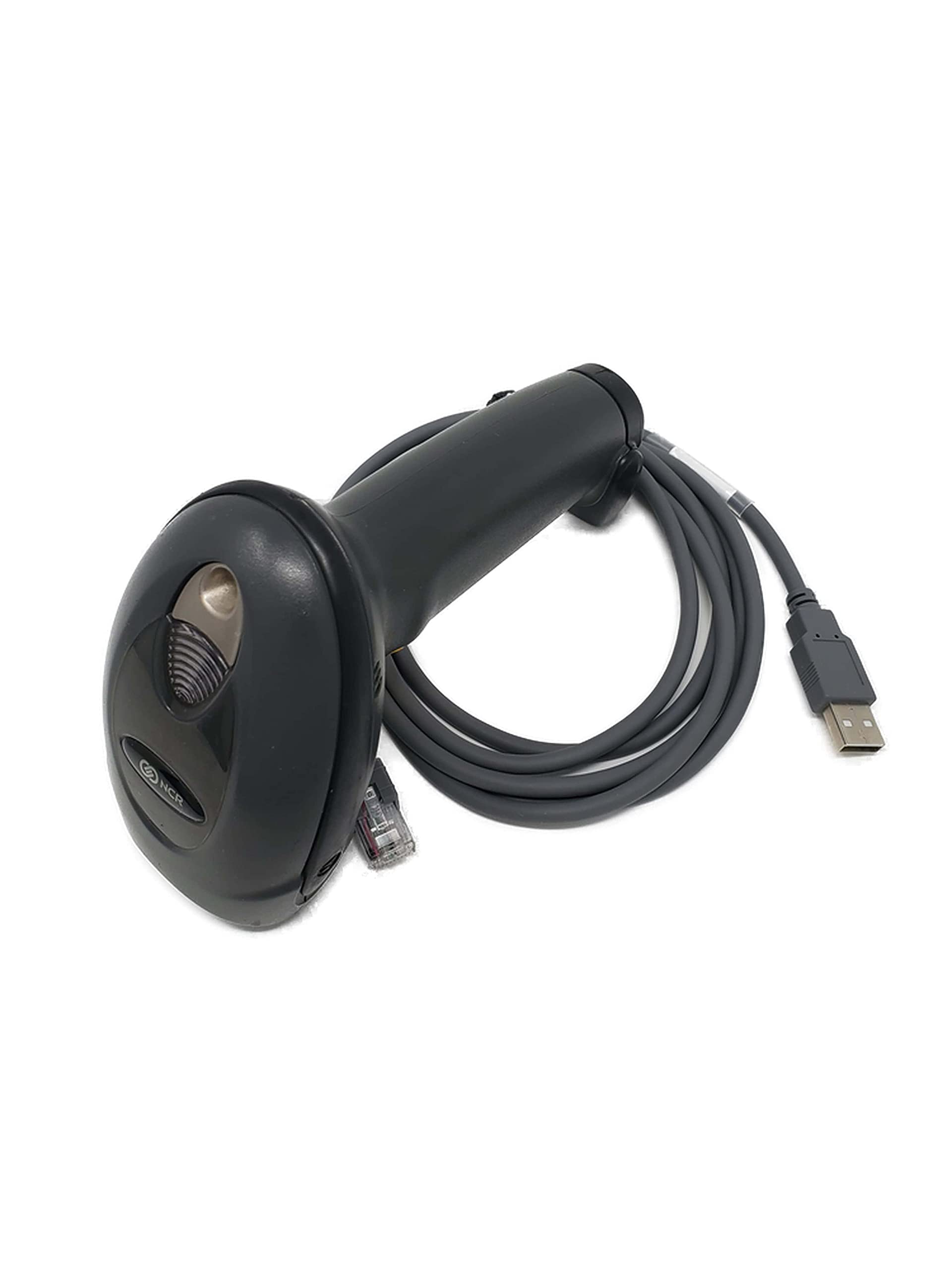 MOTOROLA, DS4208, USB KIT, Includes Scanner (DS4208-SR00007WR) and 7 Foot Straight Shielded USB Cable (CBA-U21-S07ZAR), Black - Model#: DS4208-SBZU0100ZWR (Renewed)