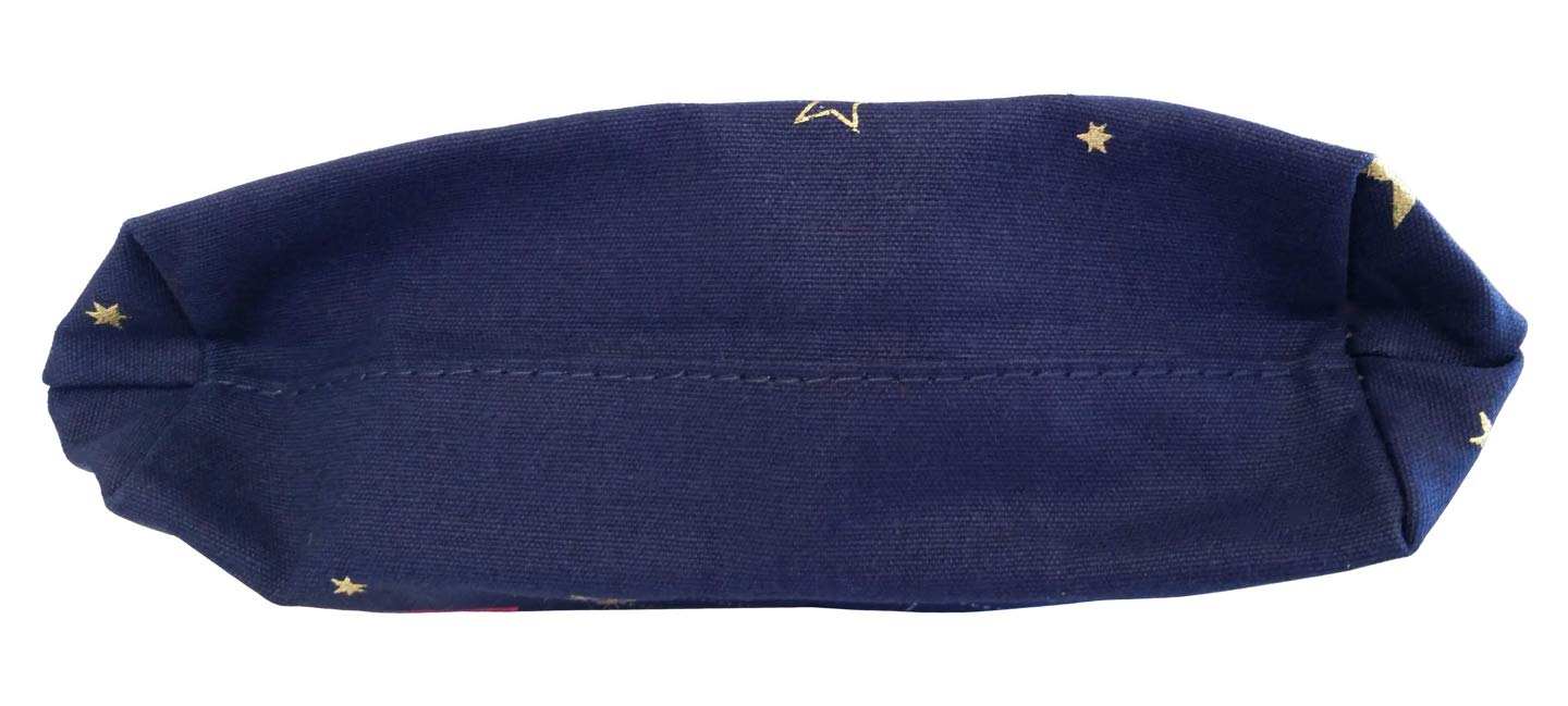 Estee Lauder Cosmetics Makeup Travel Bag •• (Zodiac/Horoscope Collection ≈ Navy Blue & Hot Pink) ••