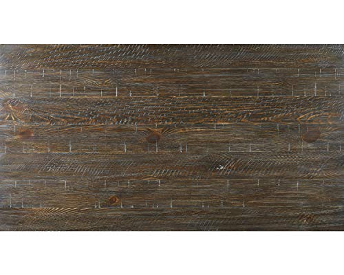 Signature Design by Ashley Danell Ridge Rustic Square End Table with Double Cabinet Doors and 1 Storage Shelf, Brown